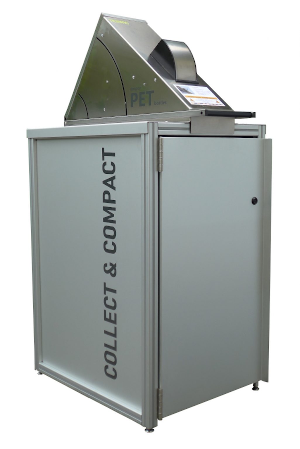 Compactador botellas plásticas | Collect & Compact | TESWIC