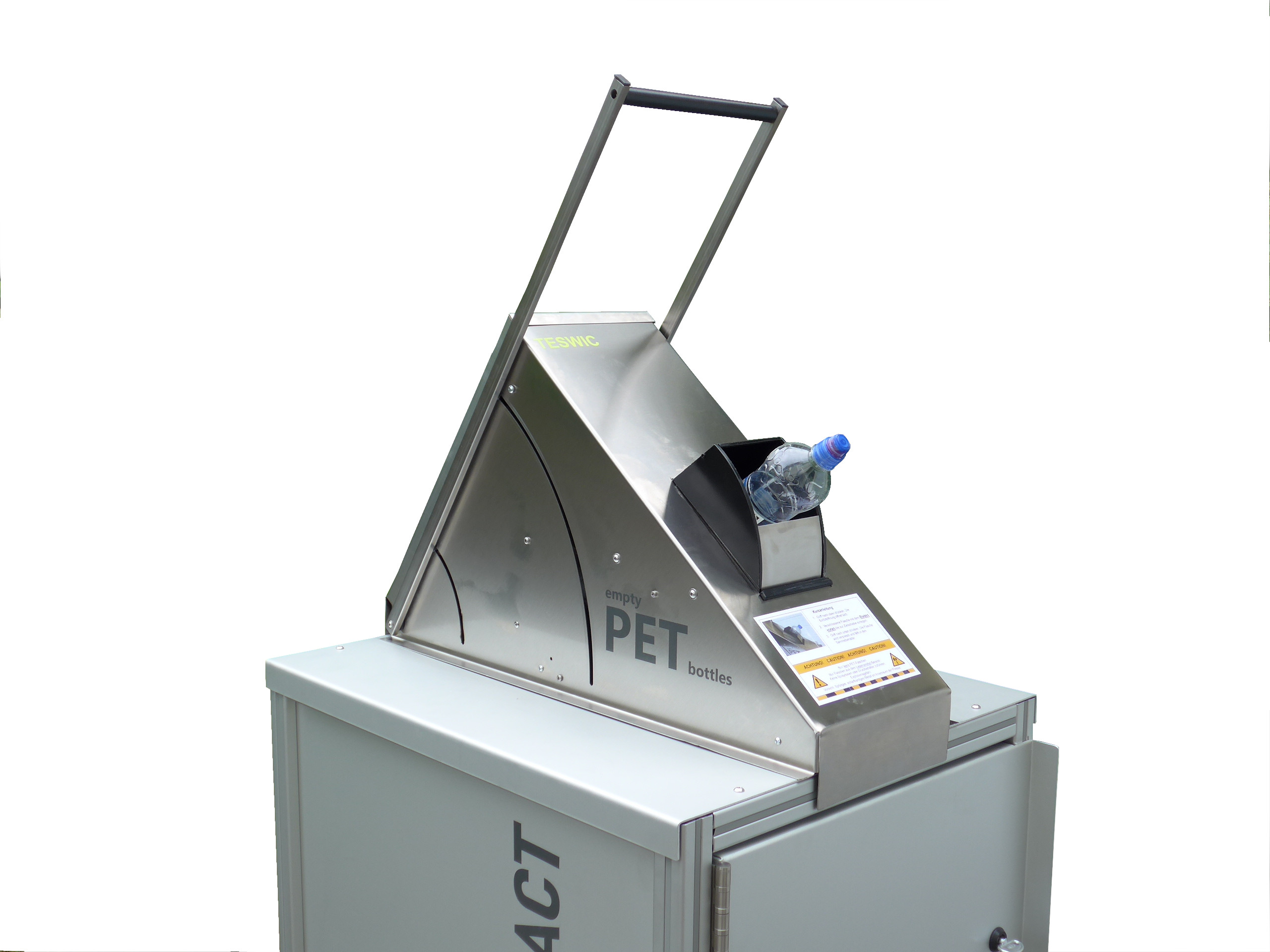 Compactador botellas plásticas | Collect & Compact | TESWIC